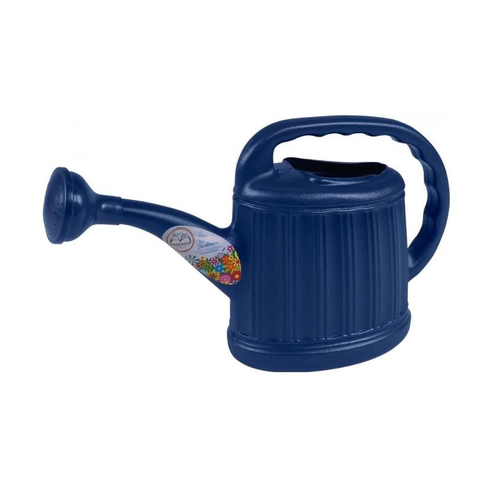 Regador Plástico Jardineiro Azul com Crivo (Bico) 6 litros - Metasul ...