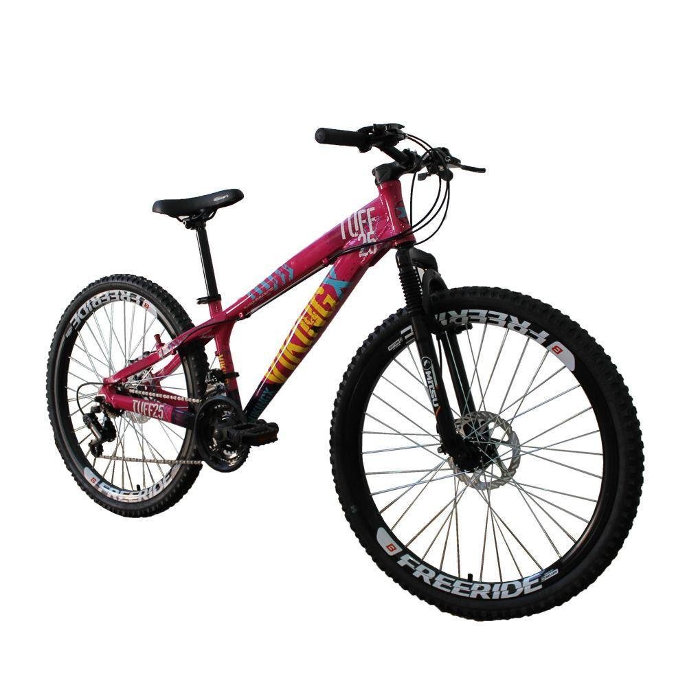 Bicicleta Viking X Tuff25 Freeride Aro 26 Freio a Disco | MadeiraMadeira