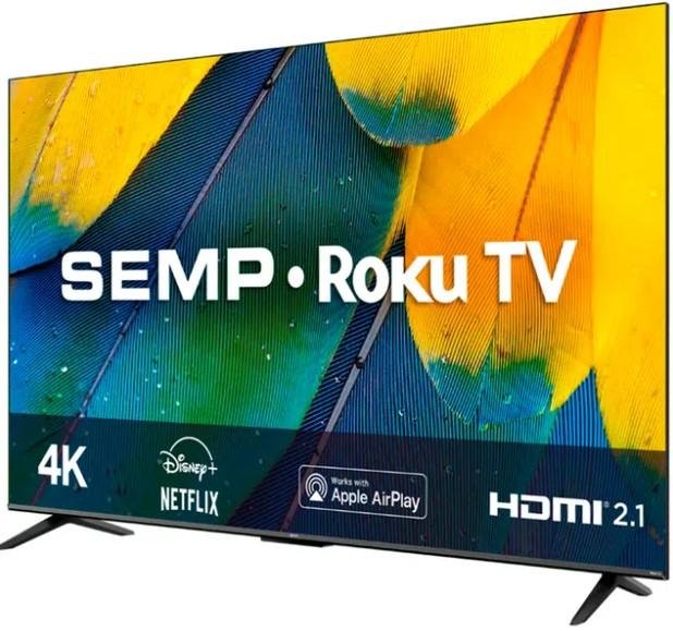 Tv 50p Semp Led Smart 4k Uhd Hdr Wifi - 50rk8600 | MadeiraMadeira