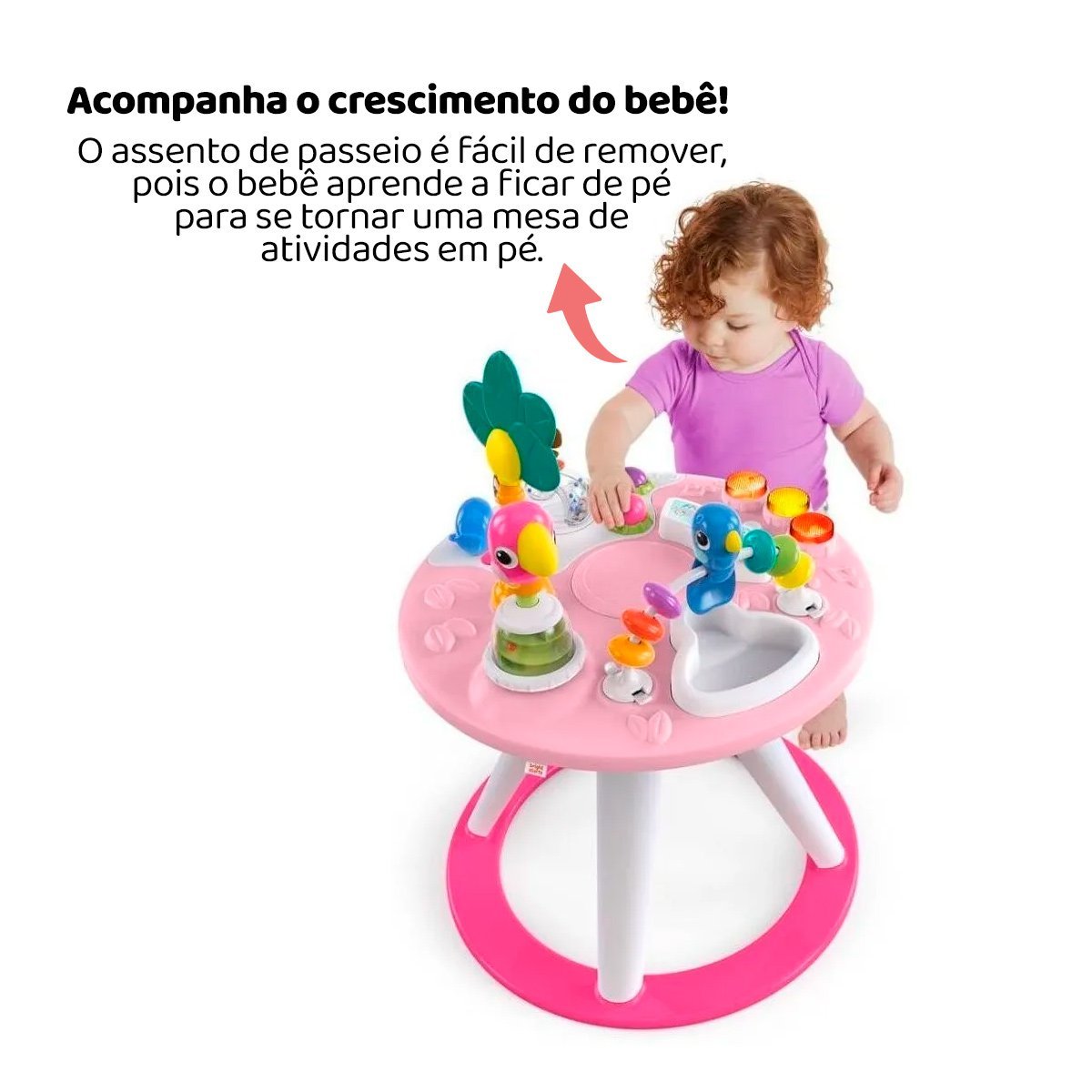 Jumper Bebê de Atividades 2 em 1 com Giro 360º Musícas e Luzes Around ...