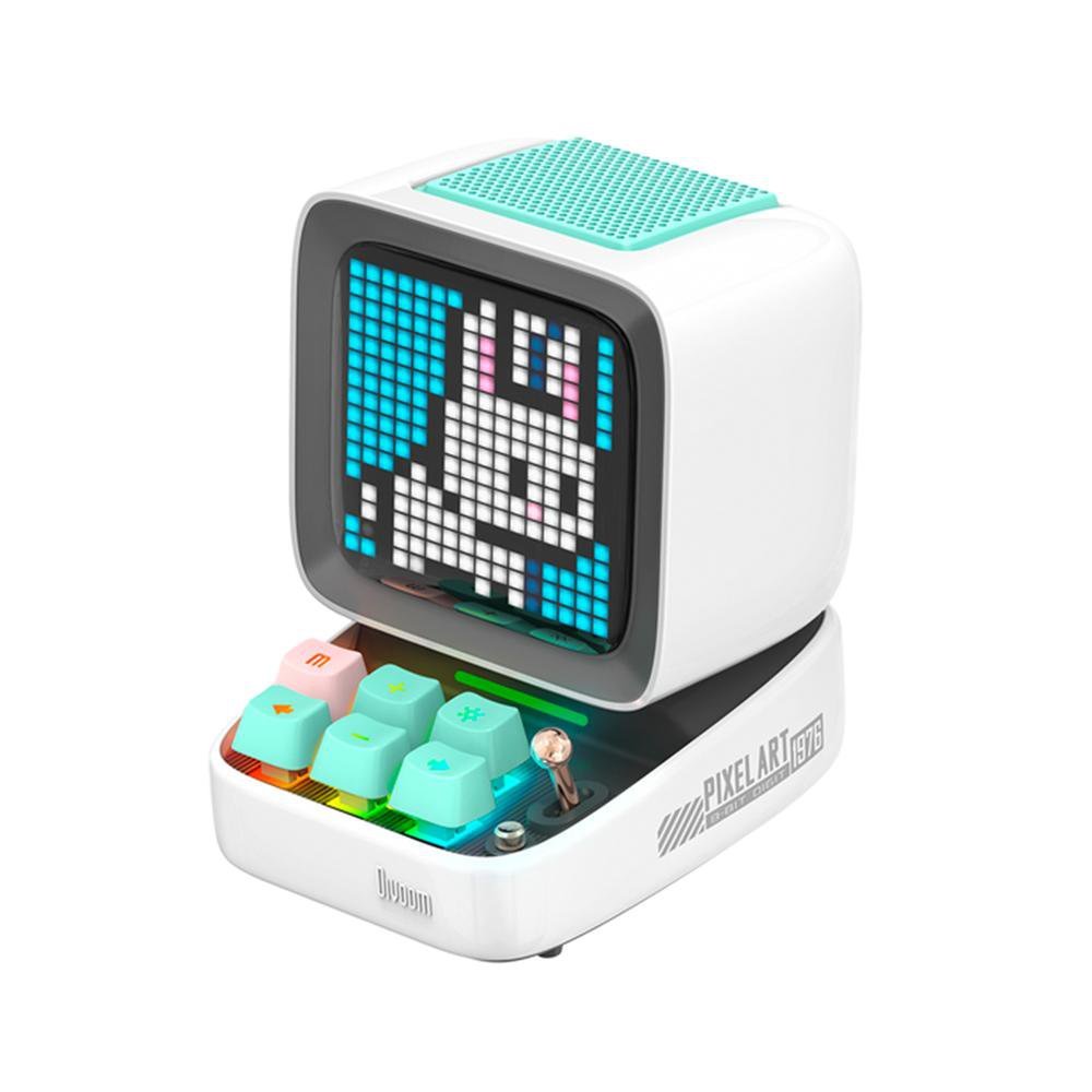 Caixa De Som Gamer Divoom Ditoopro Branco | MadeiraMadeira