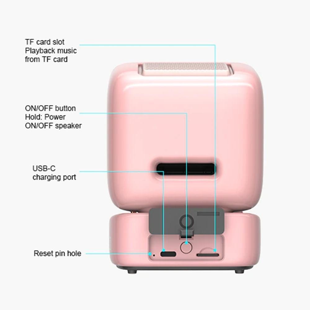 Caixa De Som Gamer Divoom Ditoopro Branco | MadeiraMadeira