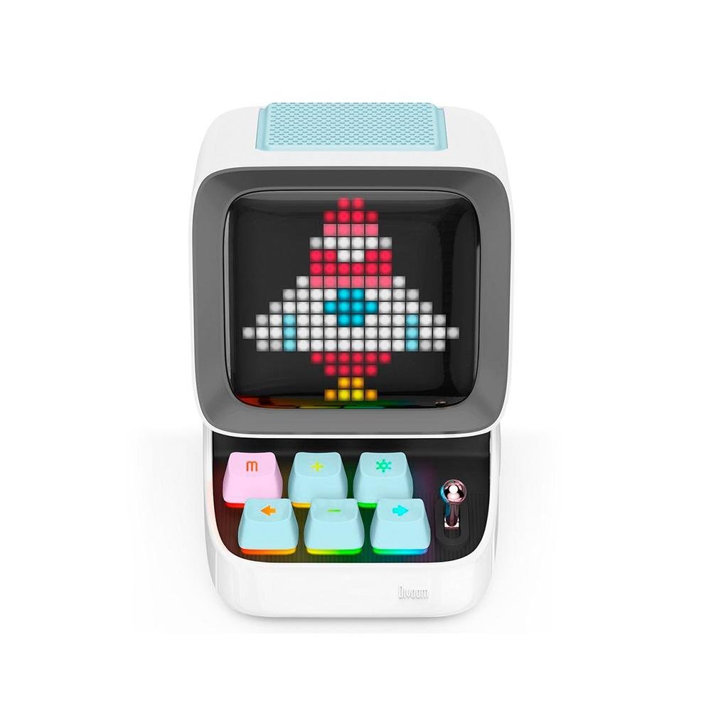 Caixa De Som Gamer Divoom Ditoopro Branco | MadeiraMadeira