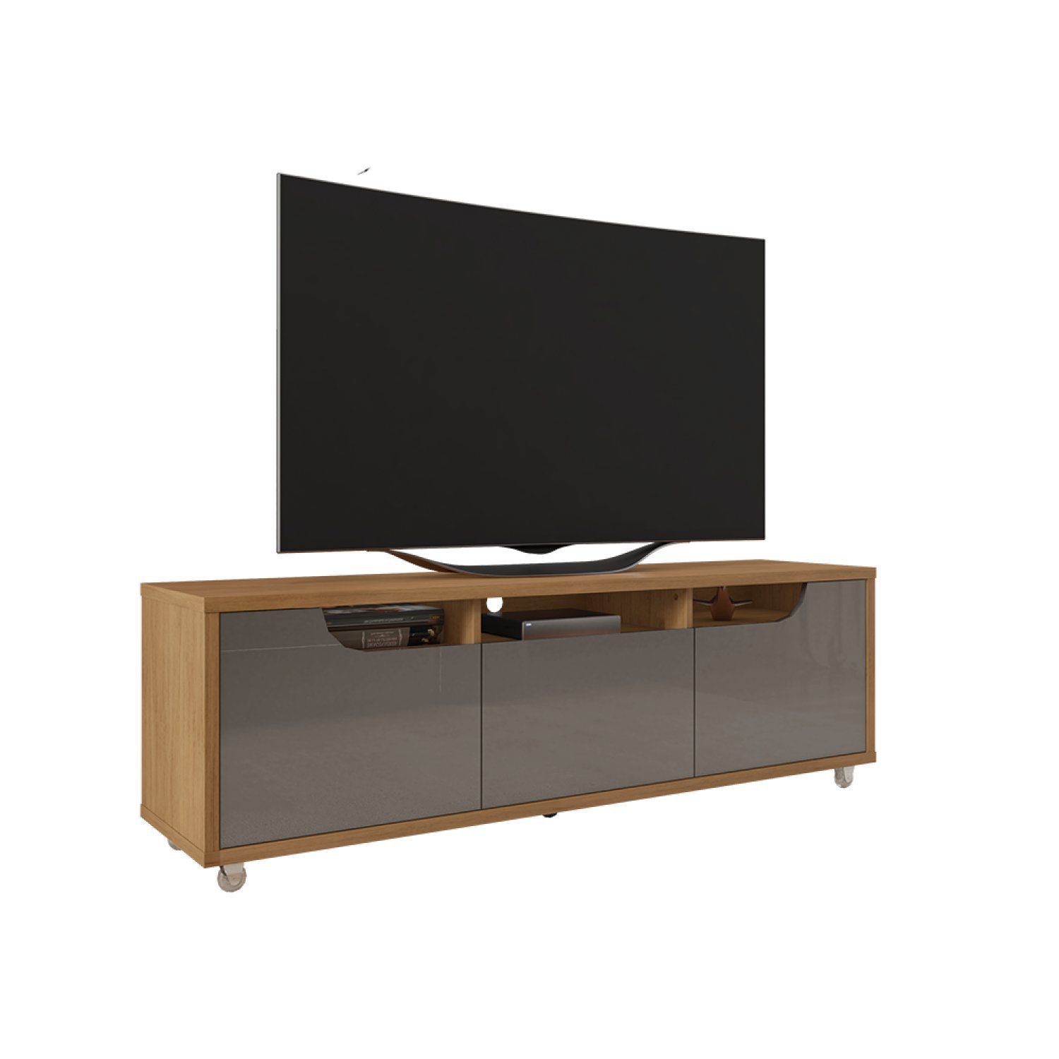 Rack para TV até 60 Polegadas 160cm 1 Gaveta 2 Portas Jersey ...