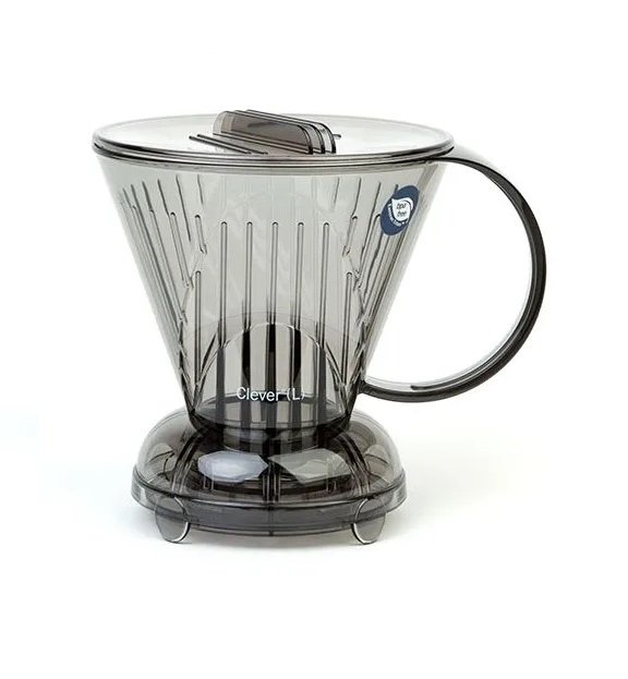 Clever - Suporte P/ Filtrar Café com Filtro - Fumê (Preto) | MadeiraMadeira