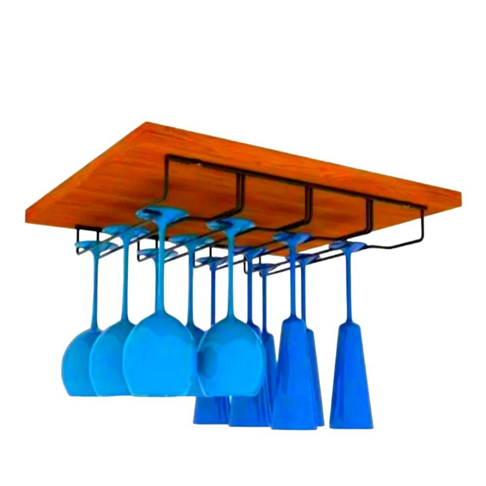 Suporte Fixo Organizador Para Taças De Vinho Dicarlo | MadeiraMadeira