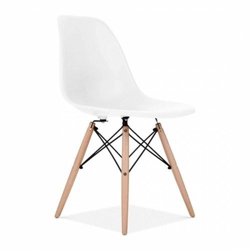 Cadeira Eames Dkr com Base de Madeira Or-1102B – Or Design - Branco ...