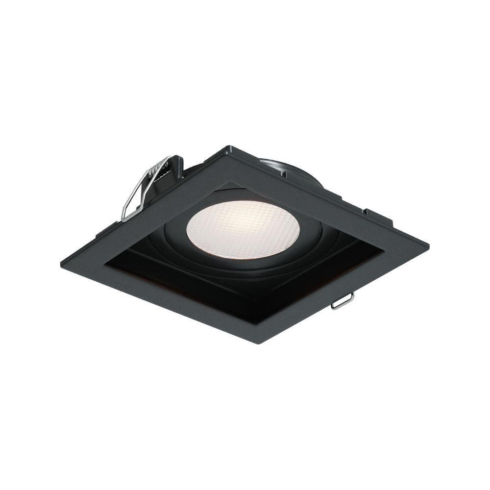 Embutido Quadrado Ar70 Gu10 Recuado Preto-preto | MadeiraMadeira