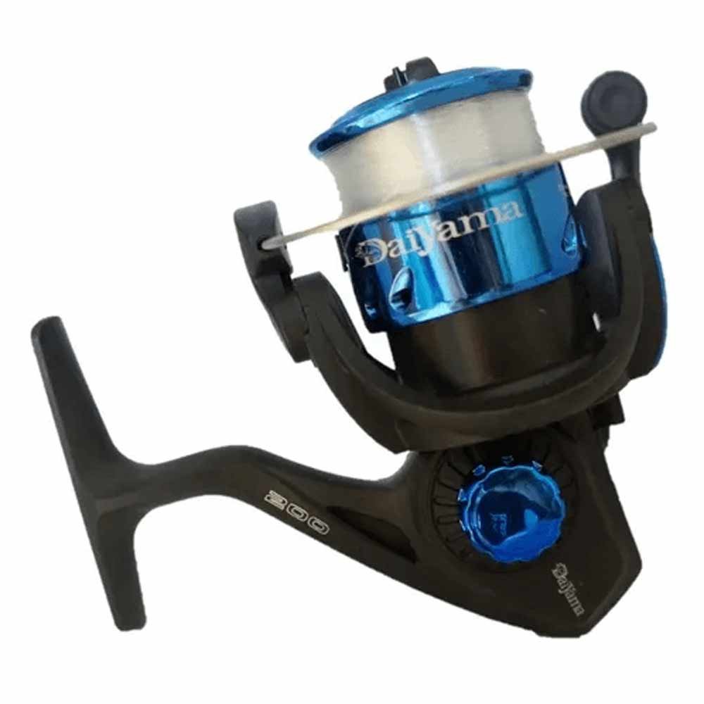 Molinete de Pesca Pico 200 1R Pequeno Azul Com Linha Dayama ...
