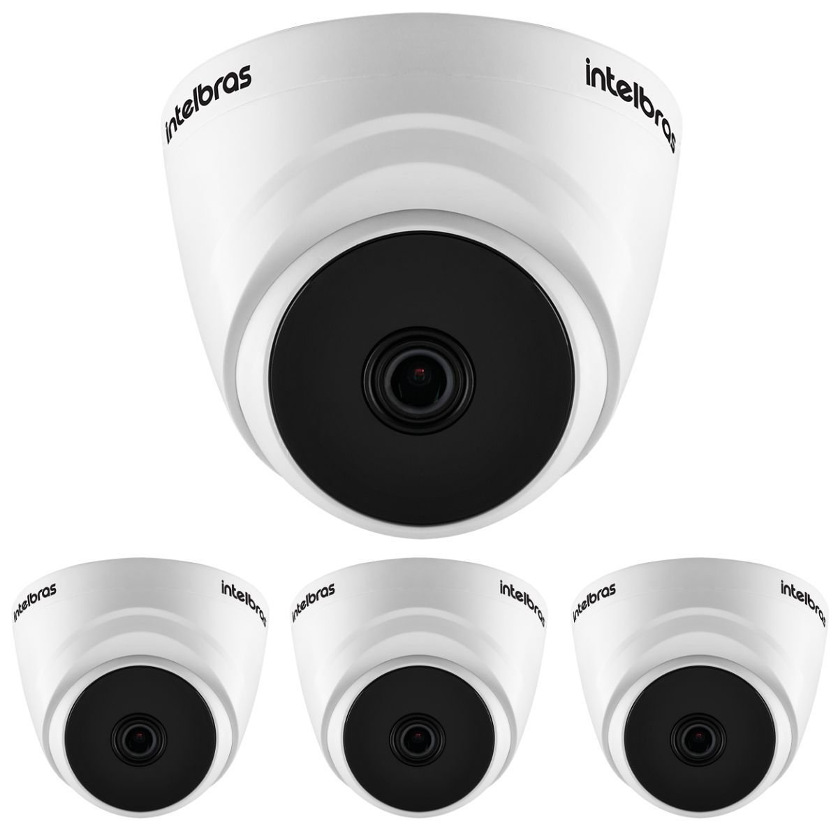 Kit 4 Câmeras Multi Hd 2 Megapixels 20m Vhd 1220 D G8 Intelbras ...