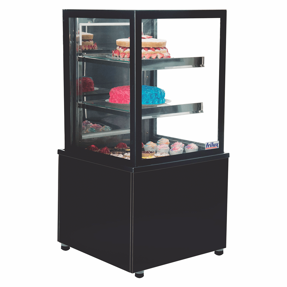 Vitrine Refrigerada Rf-301-s Linha Modular Suprema - 0.65m Preta Ar ...