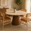Mesa de Jantar Cone Redondo 90 Cm Tampo Mármore Travertino Base ...