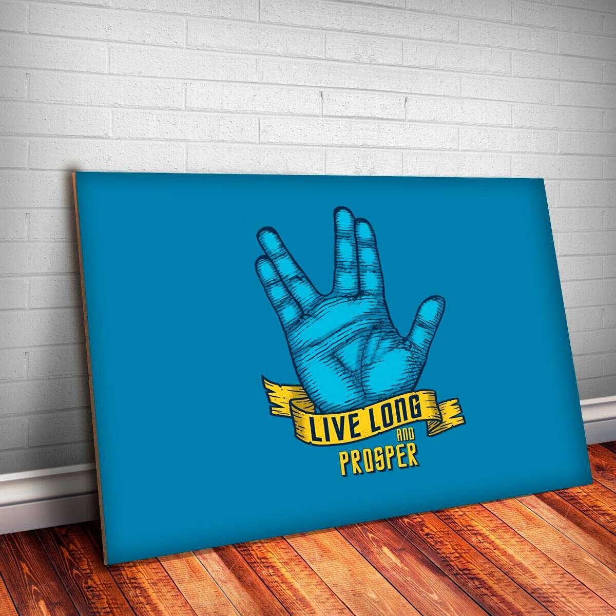 Placa decorativa Geek 3 Spock-30X45CM | MadeiraMadeira