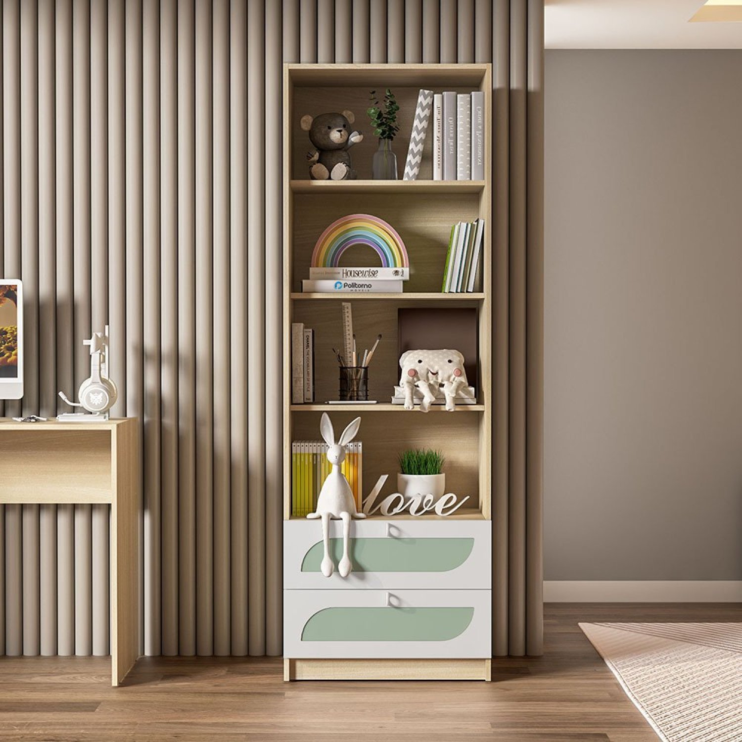 Estante Aberta com Prateleiras Fox | MadeiraMadeira