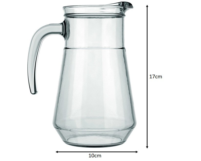 Jogo 2 Jarras de Vidro 780ml Bar Para Água e Sucos - Nadir | MadeiraMadeira