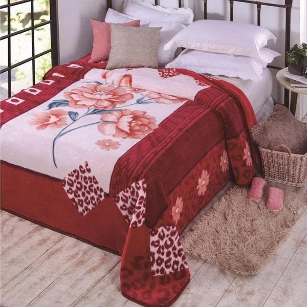 Cobertor Casal Kyor Plus Jolitex Ternille 2,20m x 1,80m Messina ...