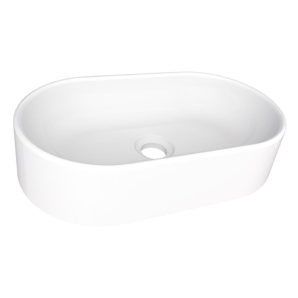 Cuba de Apoio em Mármore para Banheiro Uruana Branco | MadeiraMadeira