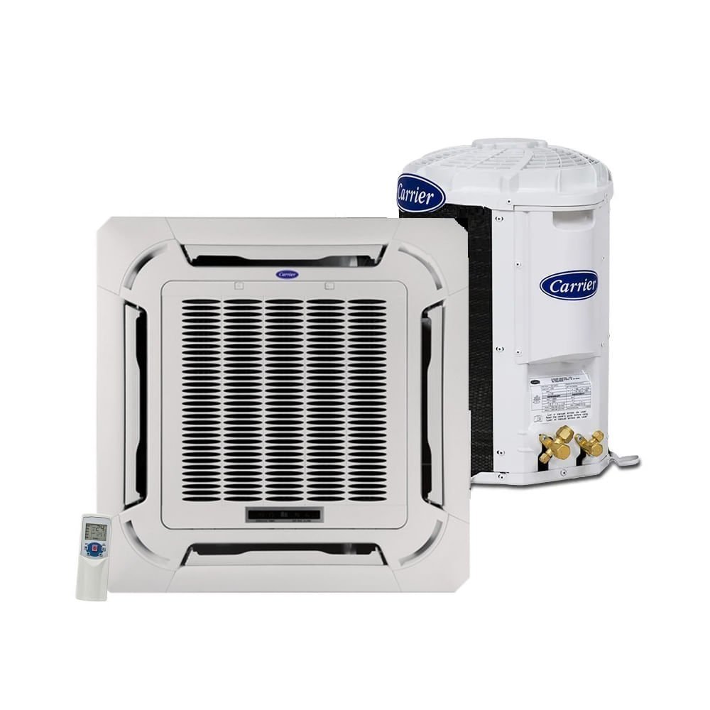 Ar Condicionado Split Cassete Carrier Slim 24000 Btu/h Frio 40kwcc24c5 ...