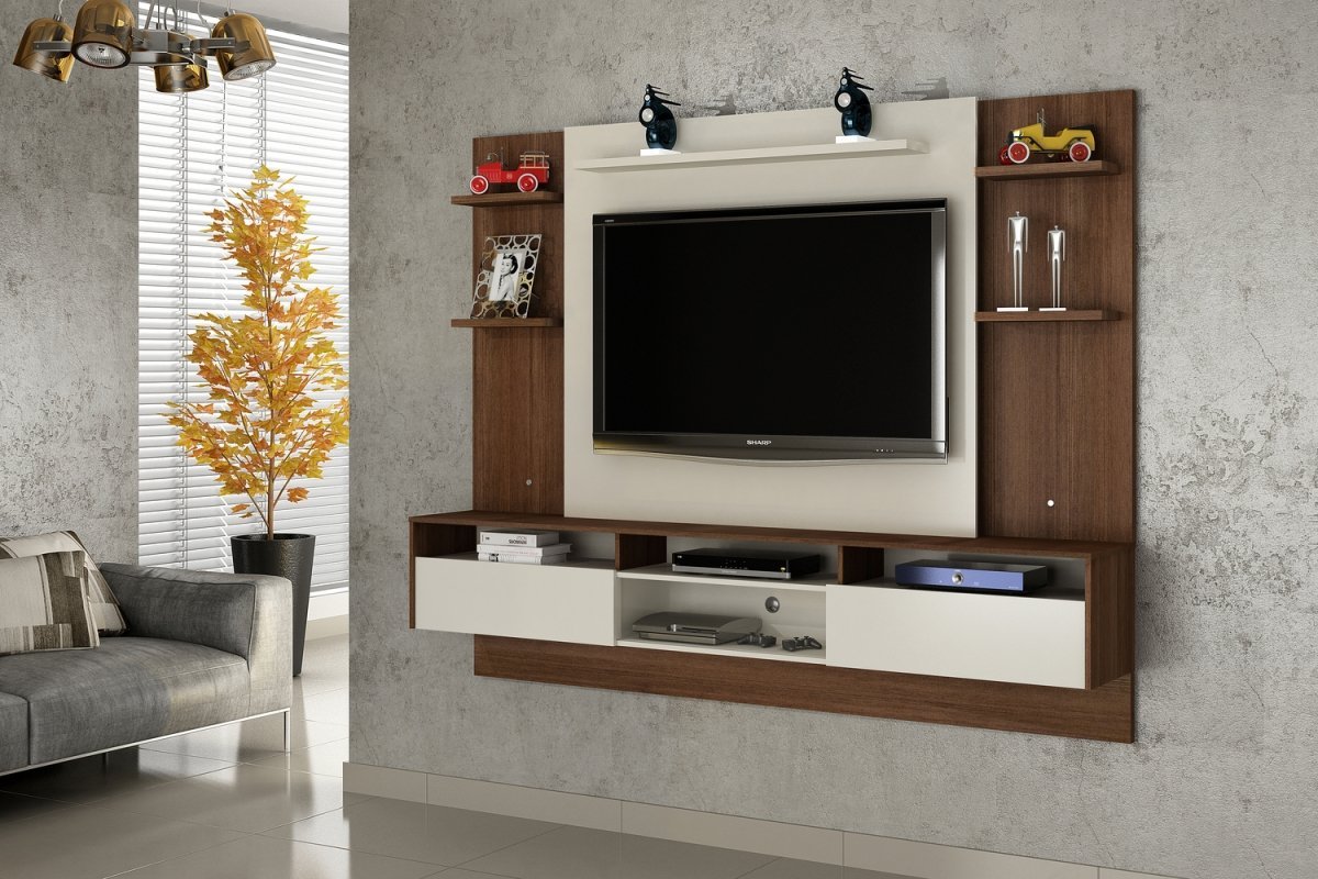 Home Suspenso Status para TVs de ate 60 Polegadas Valdemoveis Chocolate ...