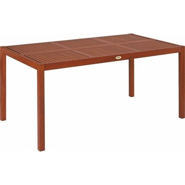 Mesa de Madeira Retangular Fitt | MadeiraMadeira
