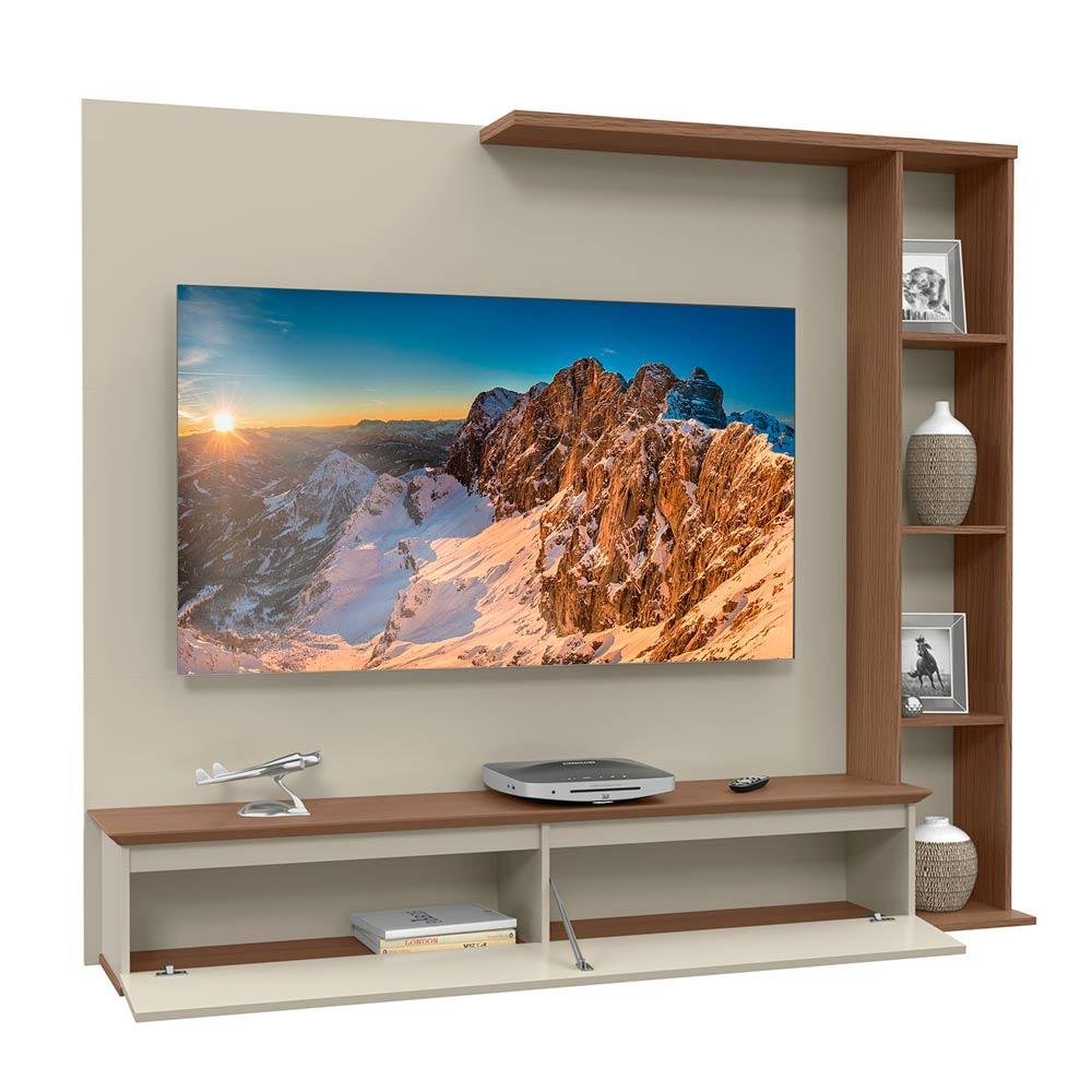 Painel para TV até 50 Polegadas Off White Canelato Sublime 1800 ...
