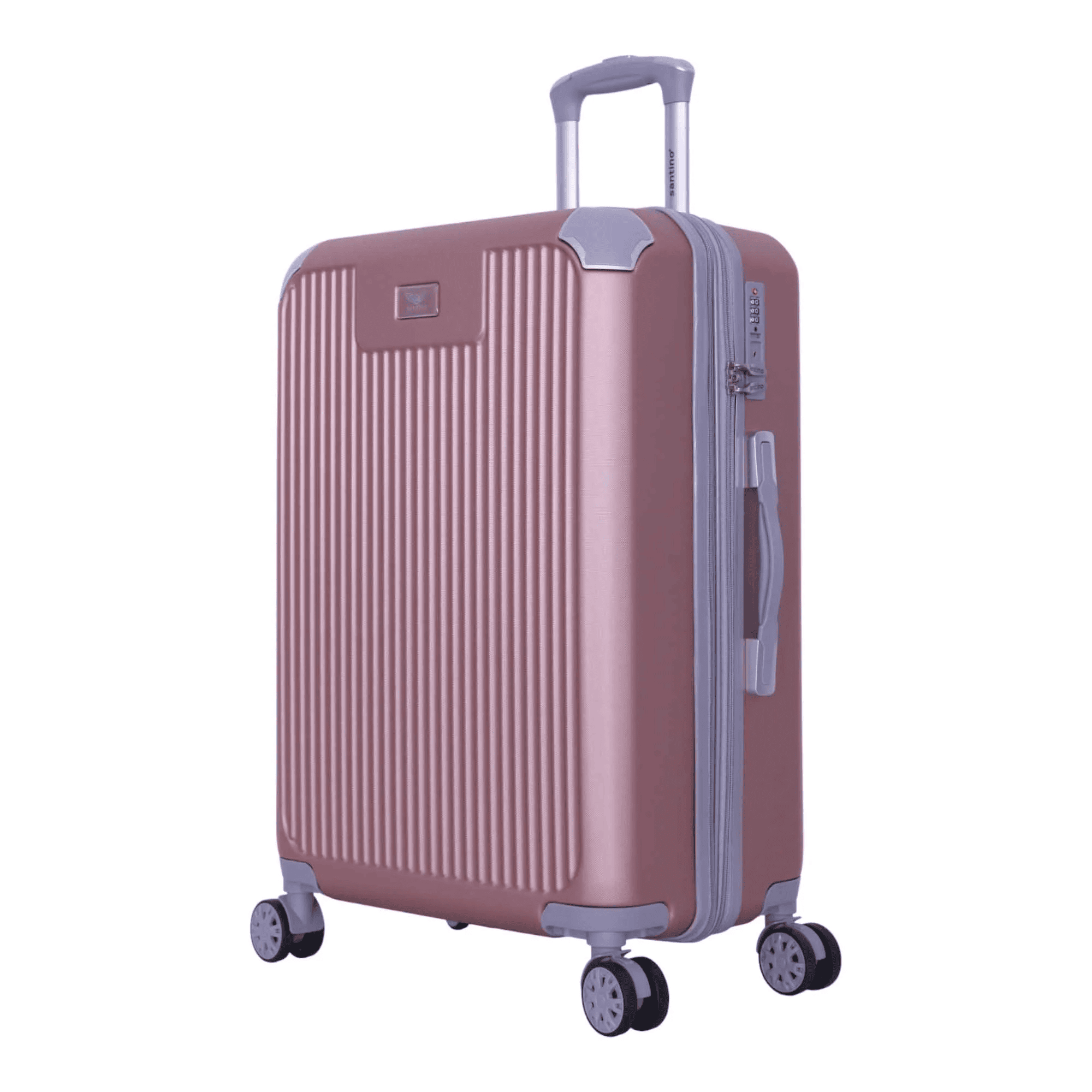 Mala Viagem Santino Sdv602 Rígida Expansor 360 Tsa Grande Rosa ...