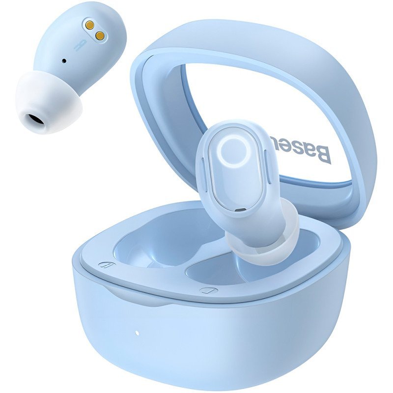Fone de Ouvido Bluetooth Baseus Bowie WMO2 Azul | MadeiraMadeira