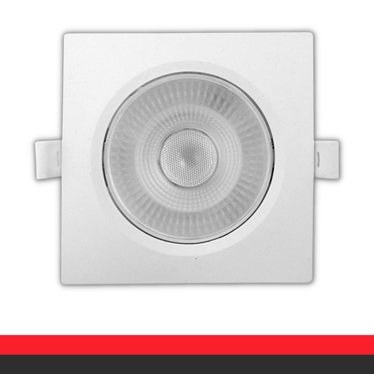 Kit 10 Spot Led Emb Quadrado 7W 3000K Bivolt Branco Quente Avant ...