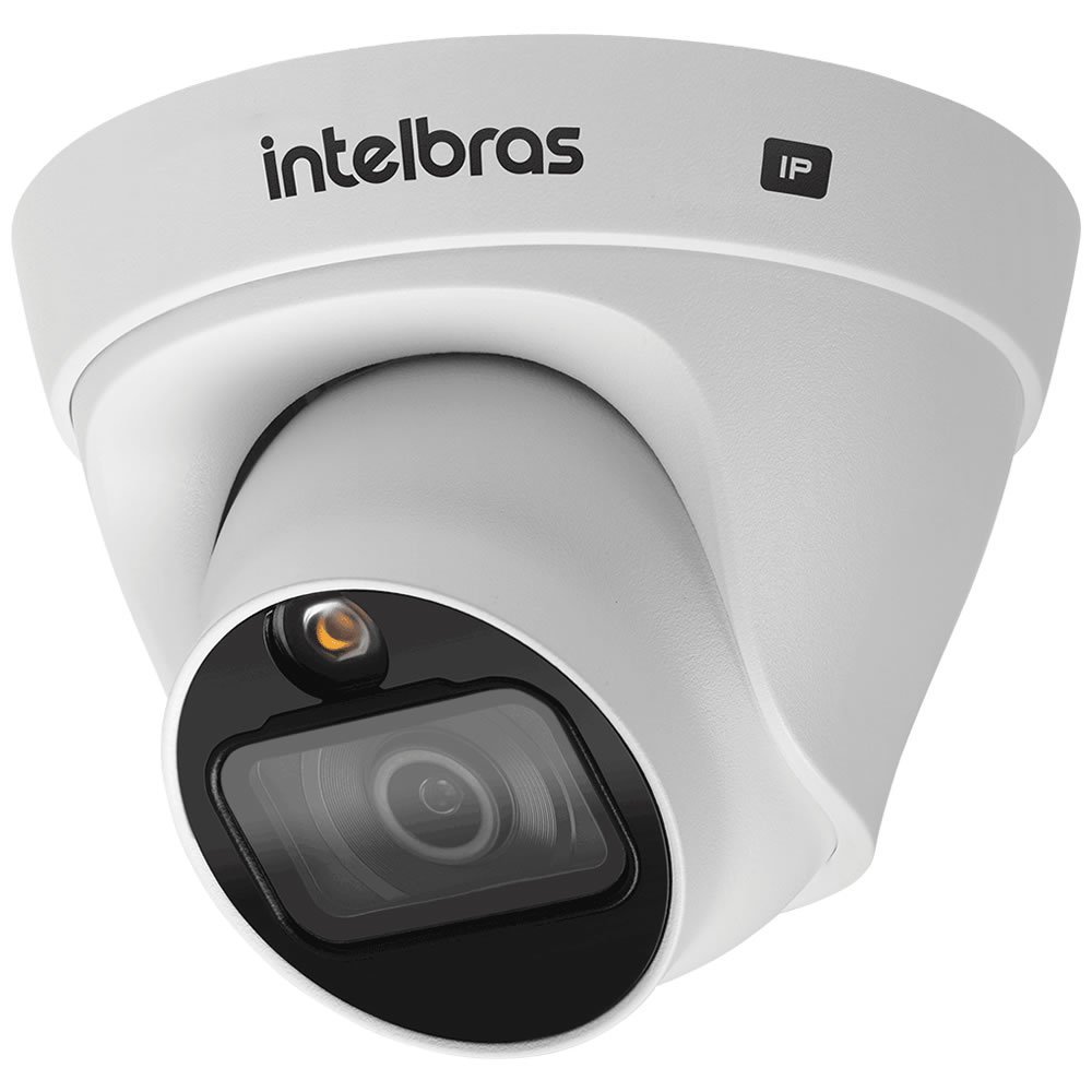 Câmera IP 2 Megapixels 2.8mm 20m PoE VIP 1220 D FULL COLOR G4 Intelbras ...