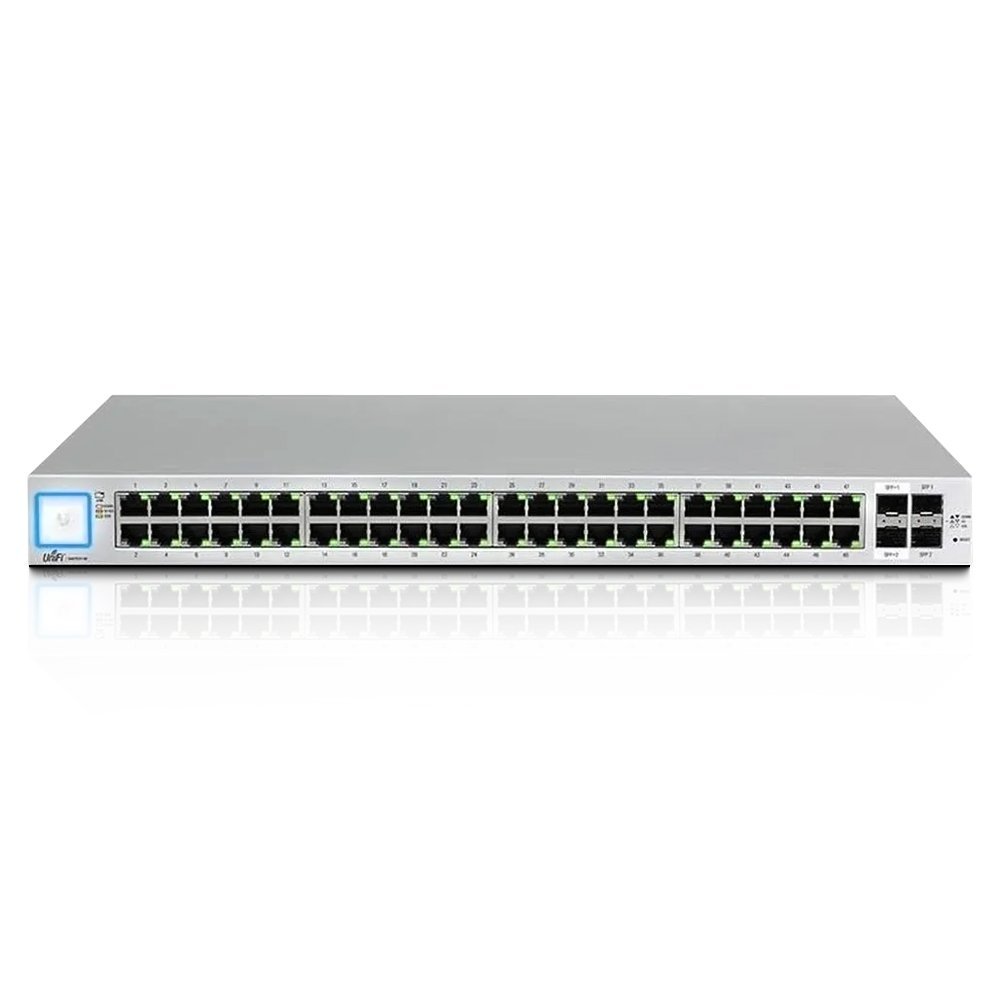 Switch 48 Portas Gigabit PoE+ e 2 Slots SFP 1G + 2 SFP+ 10G US-48 ...