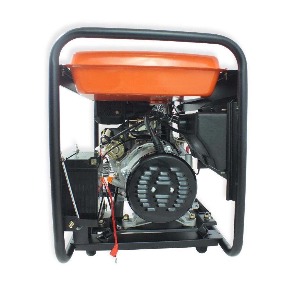 Gerador De Energia Portátil À Diesel Vulcan 6,0KVA 418cc 10HP 47A ...