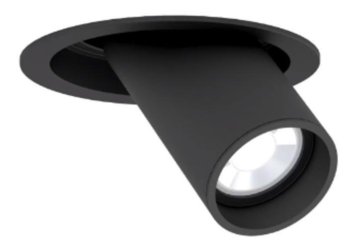 Spot de Embutir Gu10 Preto Redondo 13x13,5cm - Proteção Ip20 ...