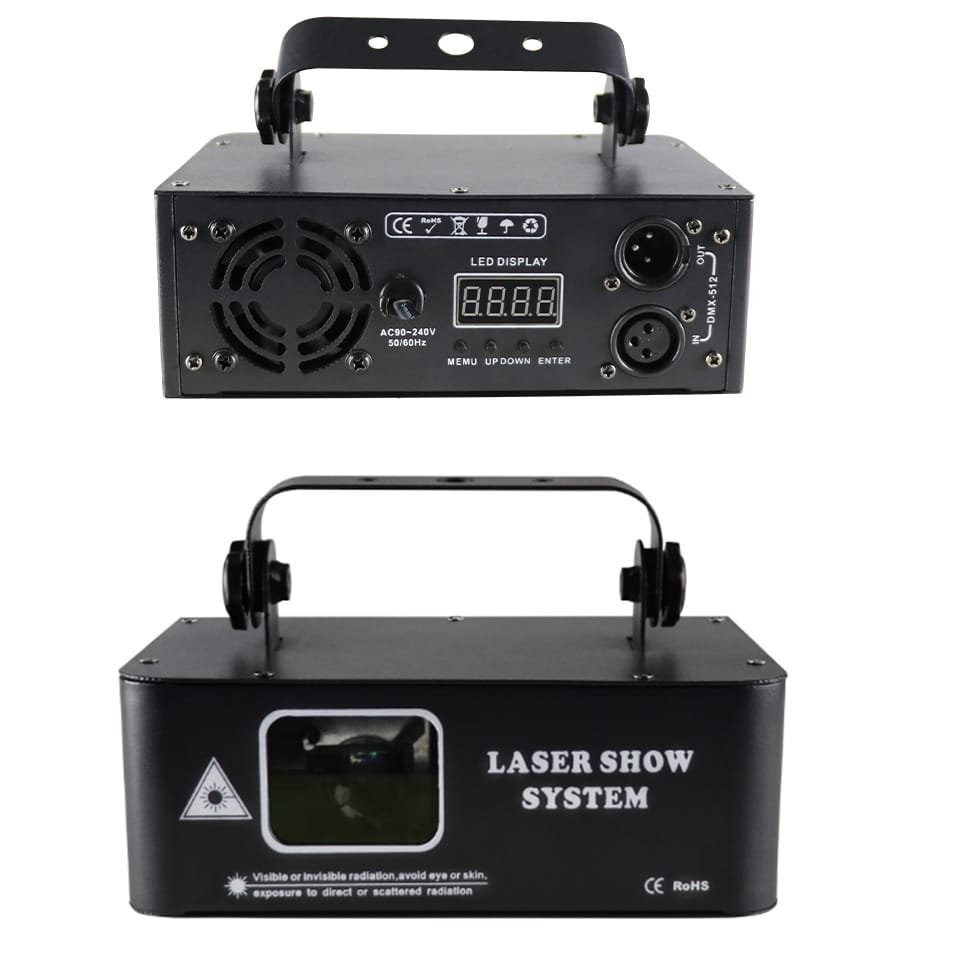 Laser Show RGB 500mw Dmx512 Bivolt Dj Iluminação Potente | MadeiraMadeira