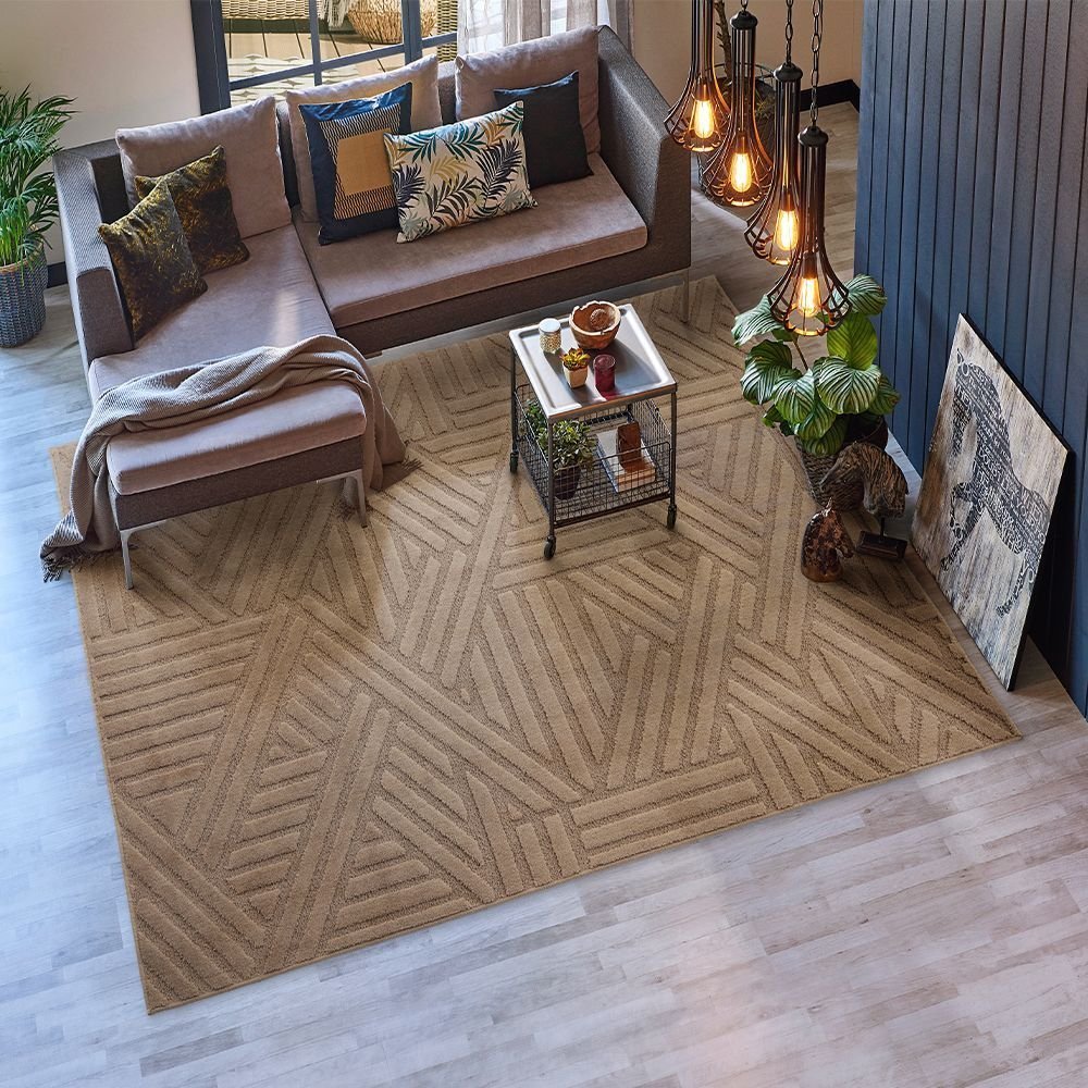 TAPETE REALCE TRAMA CREME COTTON 2,00x2,50 - J SERRANO | MadeiraMadeira