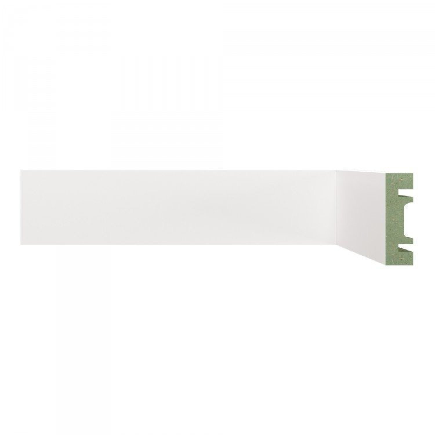 Kit Rodapé de MDF 30 Barras Lisas de 5cmX2,40m Rende 72m | MadeiraMadeira