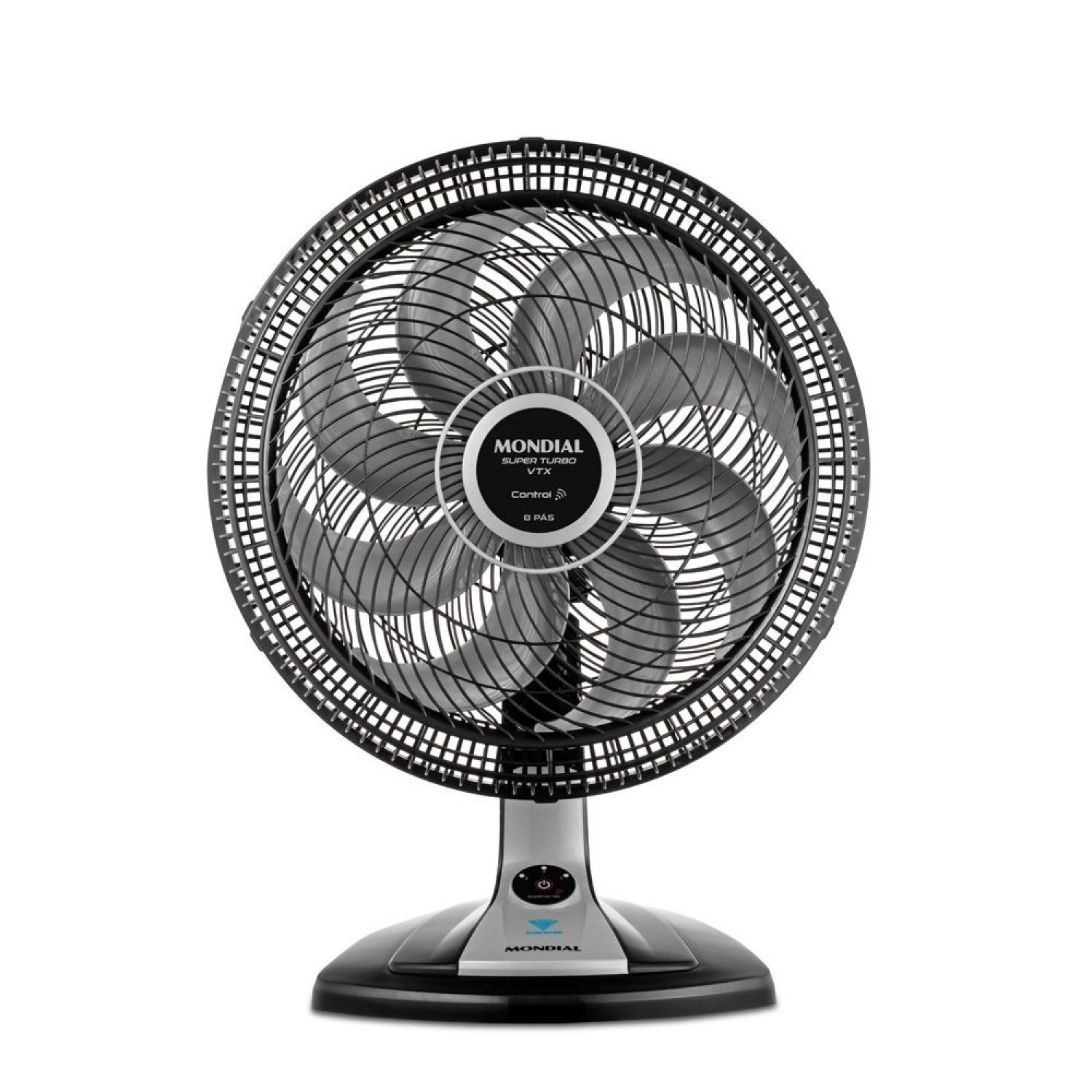 Ventilador 40cm Turbo 8 Pás Control 140w 127v Vtx-40-8p-cr Mondial ...