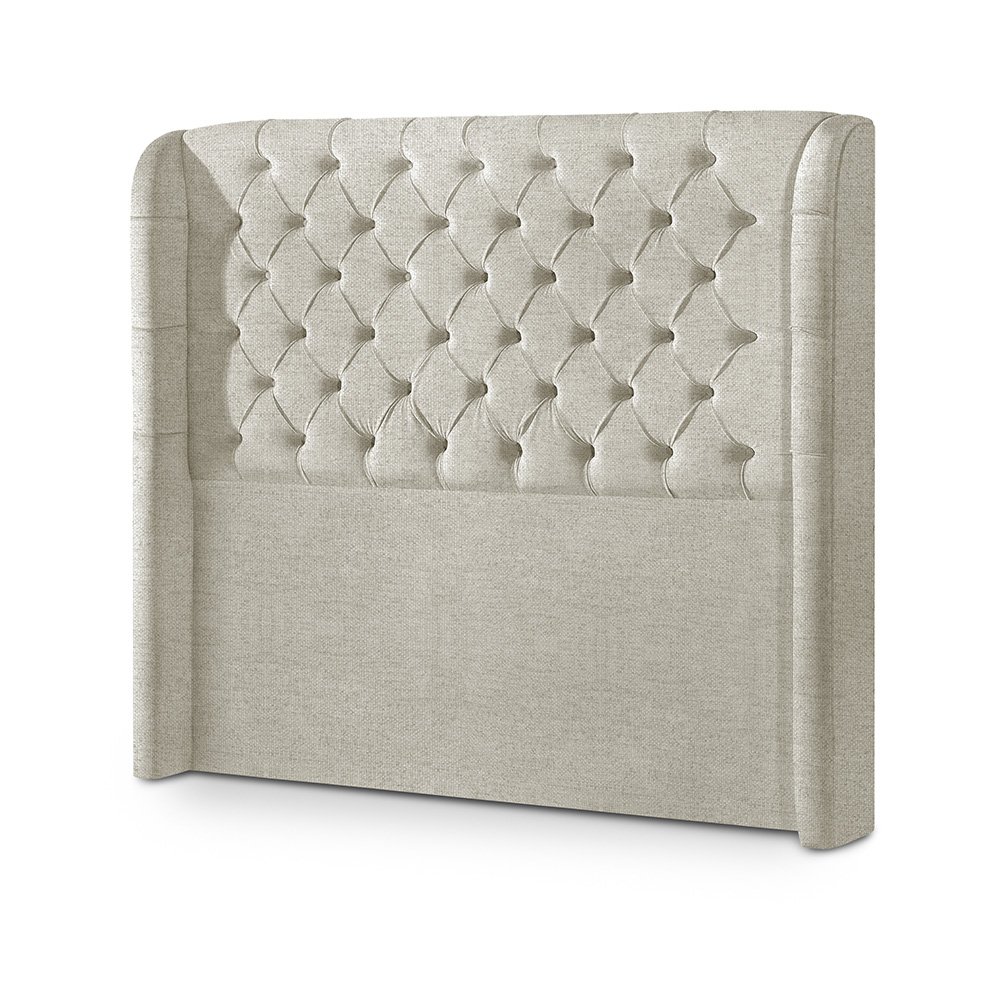 Cabeceira para Box Casal Linho Bege Dubai 140cm Bonan Cabeceiras ...