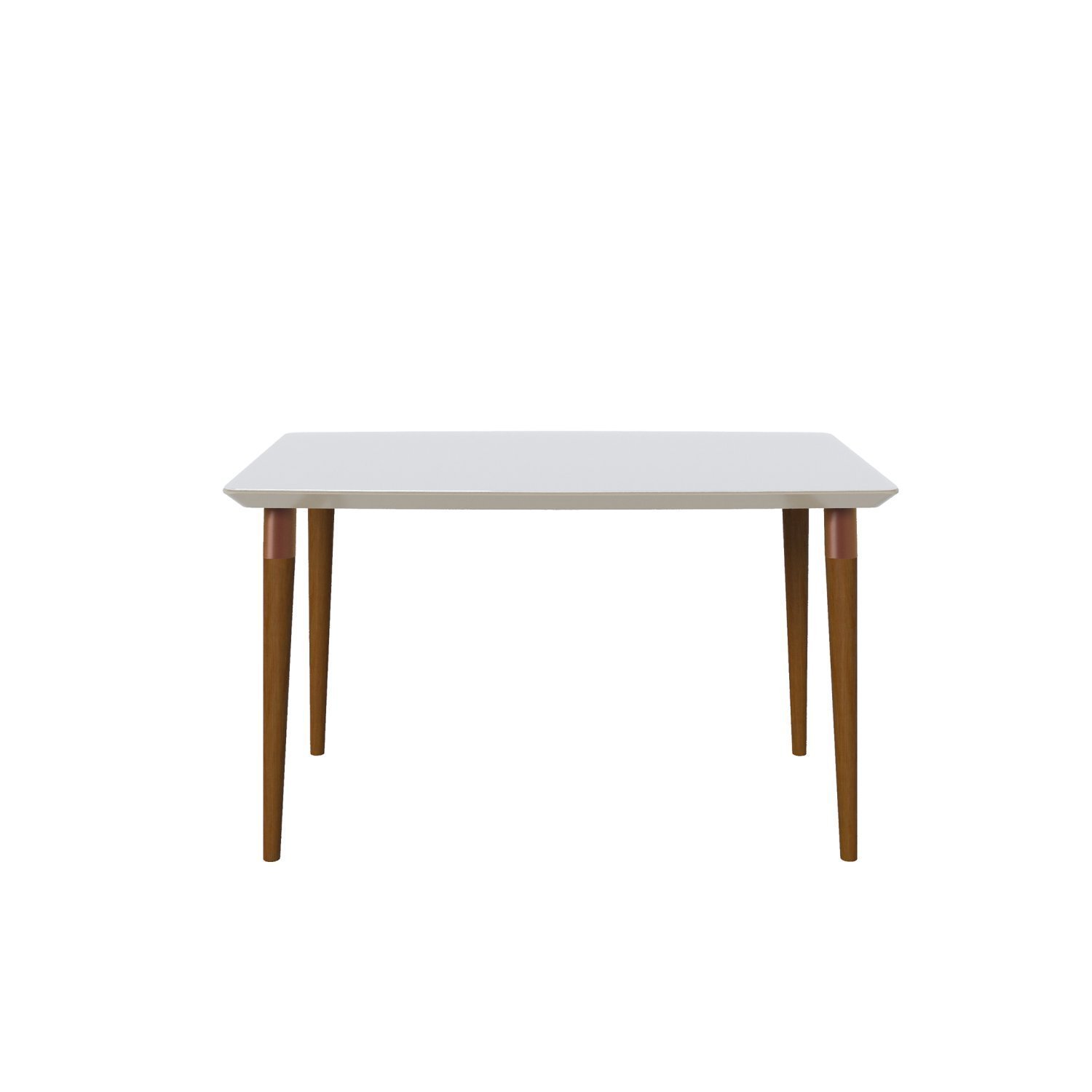 Mesa para Sala de Jantar Tampo Vidro/MDF Retangular Studio 1.4 ...