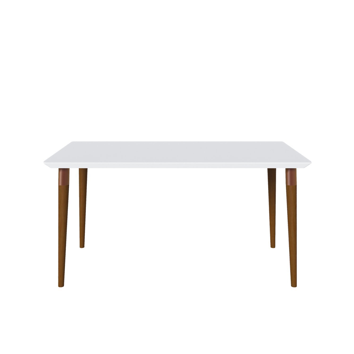 Mesa para Sala de Jantar Tampo Vidro/MDF Retangular Studio 1.8 ...