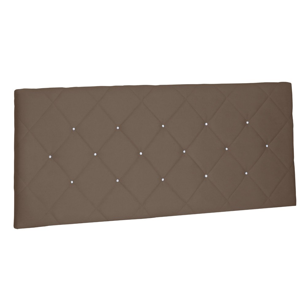 Cabeceira Painel Estofada Cama Box Casal Queen Tânia 160cm Suede ...