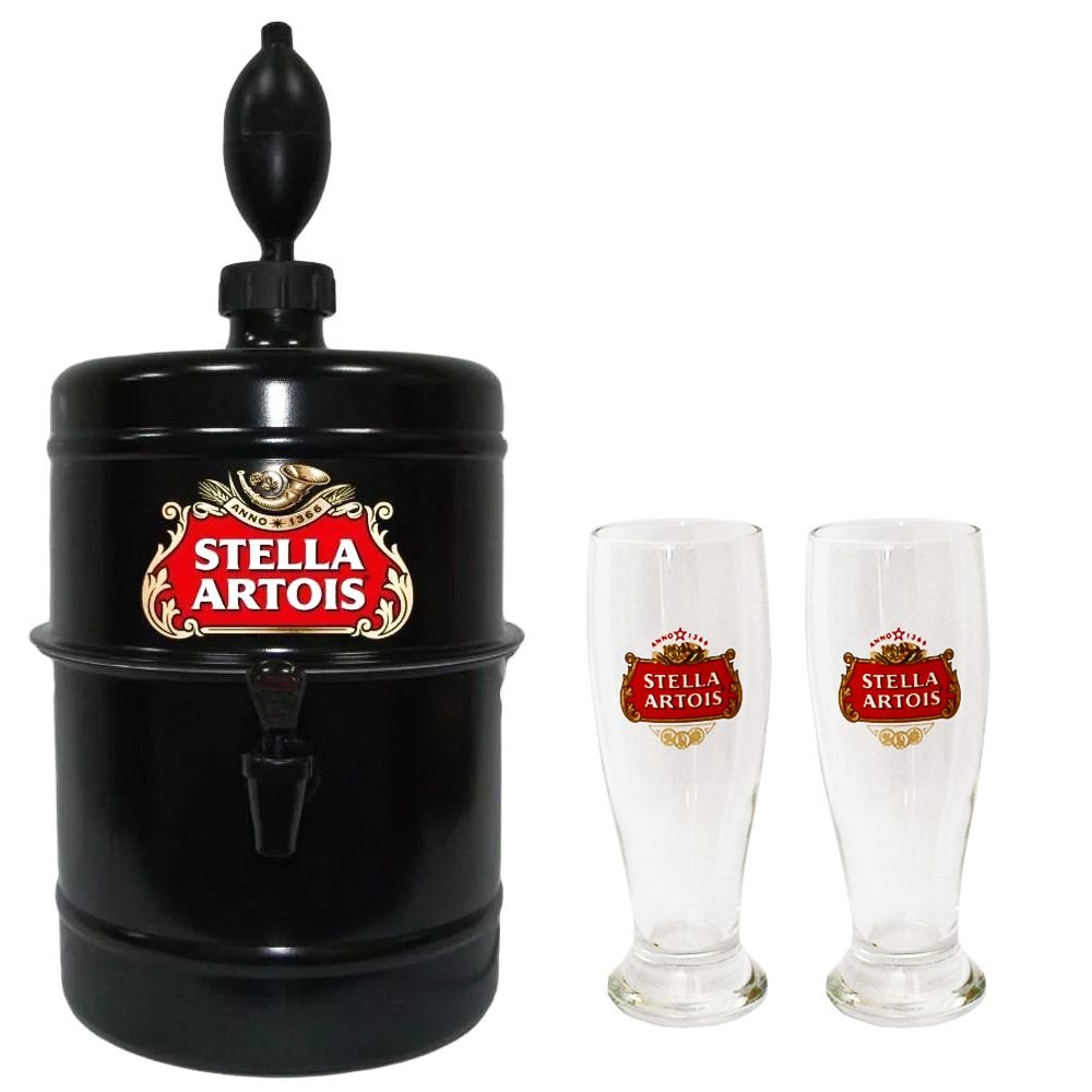 Kit Chopeira + 2 Tulipas Stella Artois Home Bar | MadeiraMadeira