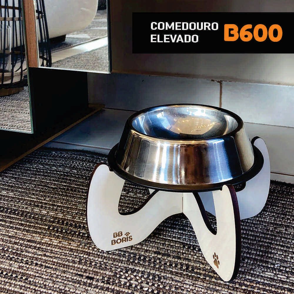 Casinha Cat Line Pet Gato Premium MDF com Comedouro Inox Champagne ...