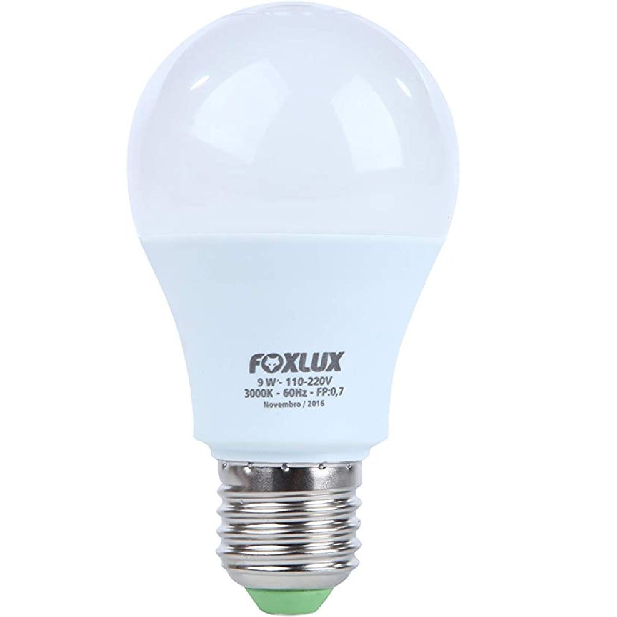 Kit 6 Lâmpada LED Bulbo 9W com Base E-27 Bivolt 6500K Foxlux | MadeiraMadeira