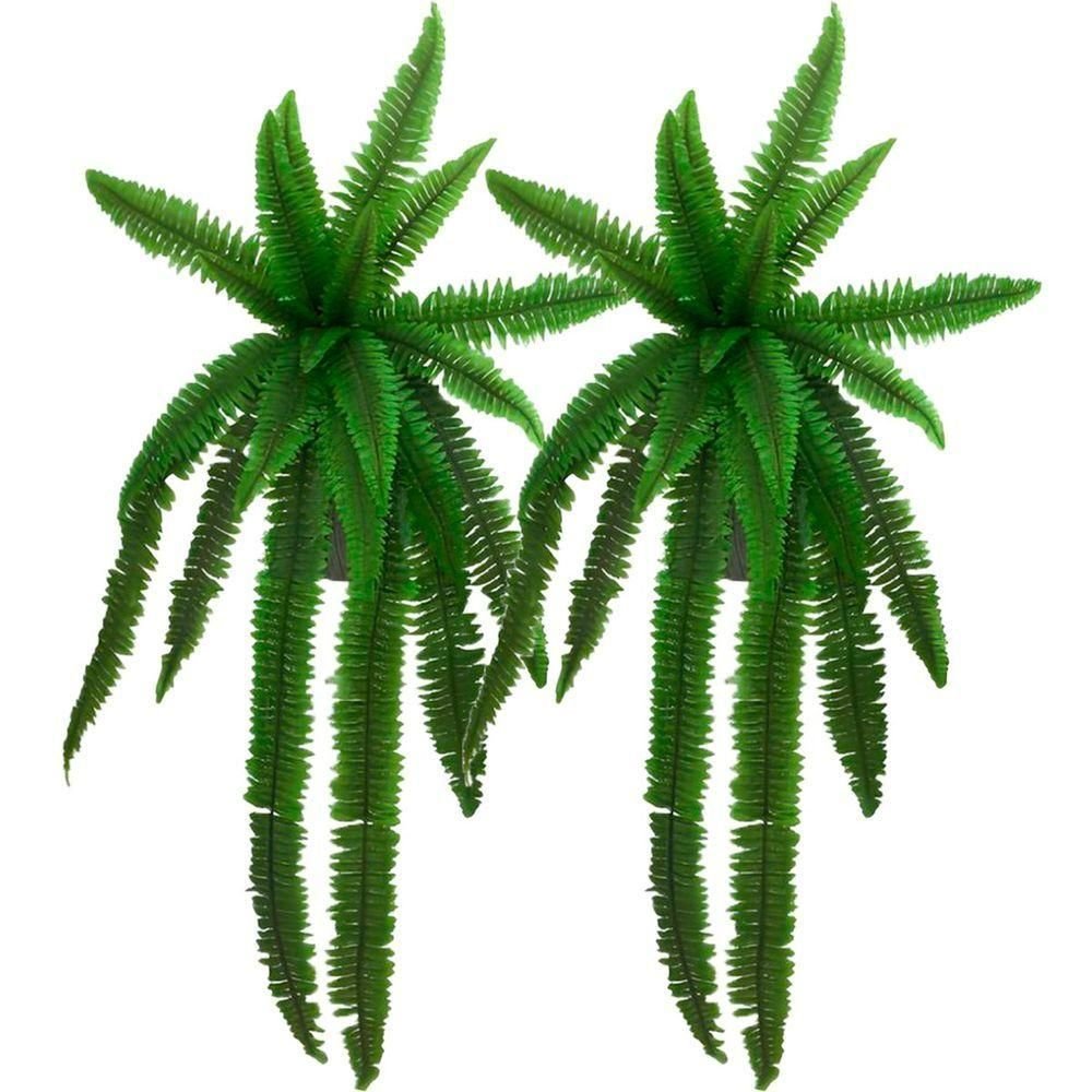 Kit 2 Planta Artificial Samambaia Ornamental Exótica 1,10m | MadeiraMadeira