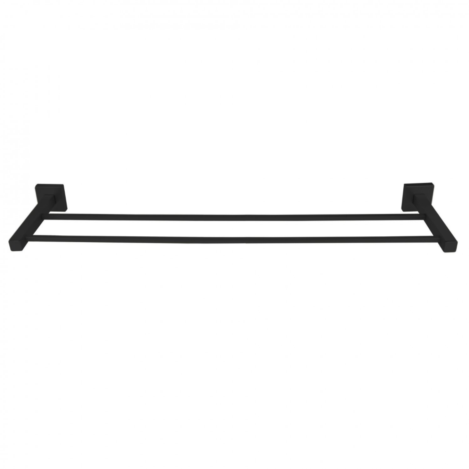 Porta Toalha de Banho Duplo 62cm Inox Square Ducon Metais | MadeiraMadeira