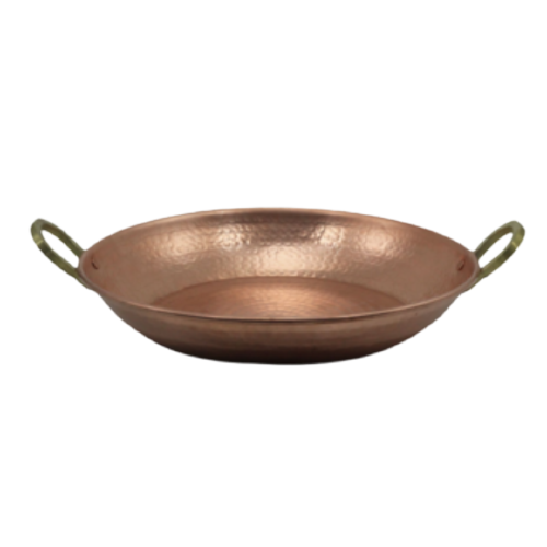 Paella Paeja Em Cobre Puro N04 Com Alças Liga De Bronze 45cm ...