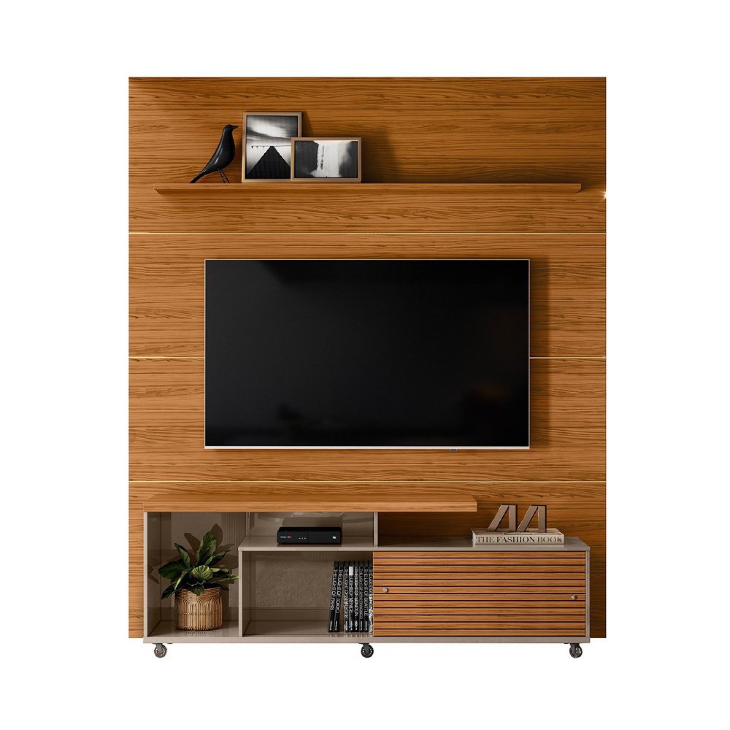 Rack com Painel para Tv até 75 Polegadas 2 Portas Master | MadeiraMadeira