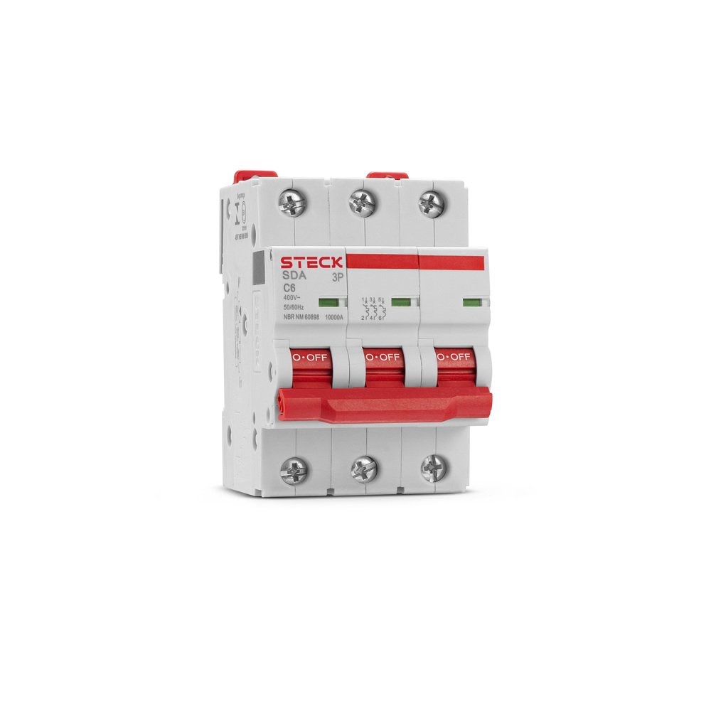 Disjuntor Serie Sda63 06A 3P Curva C 10KA | MadeiraMadeira