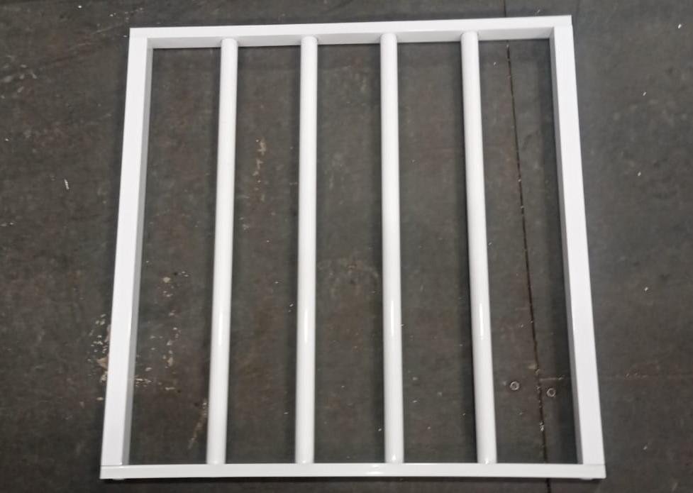 Grade de Proteção em Alumínio Esquadrias Brasil 50x50 Preto [f123 ...