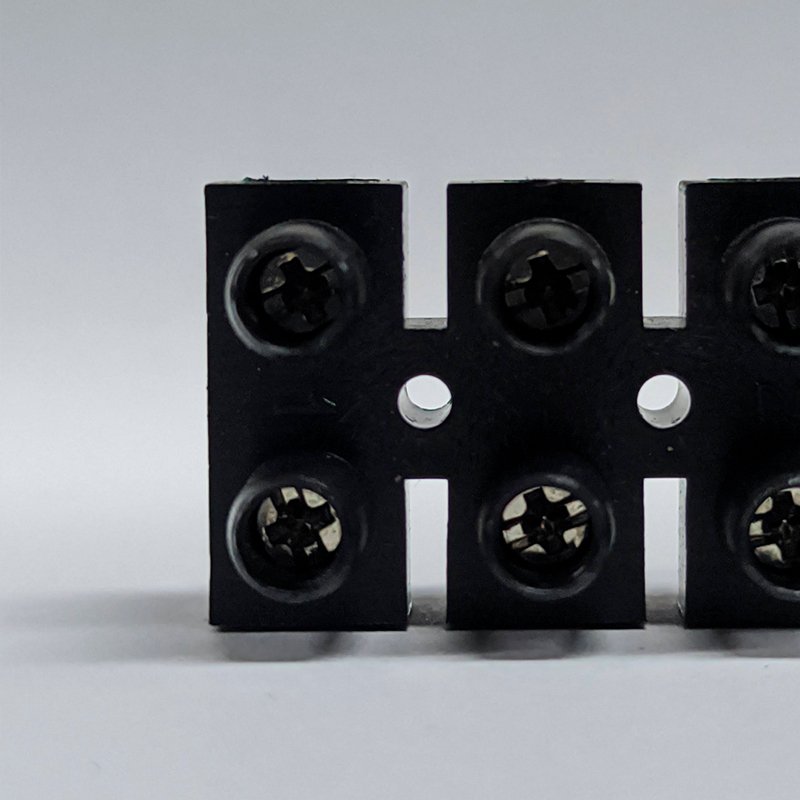Conector Múltiplo 6mm² Barra 12 Bornes Condutor Elétrico | MadeiraMadeira